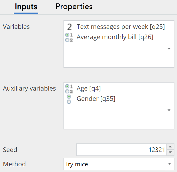 Create New Variables - Impute Missing Data – Technical Documentation